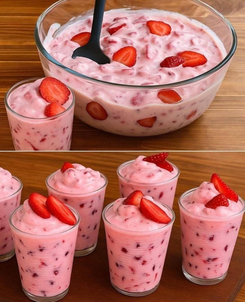 Minute Strawberry Yogurt Dessert – Best Recipes