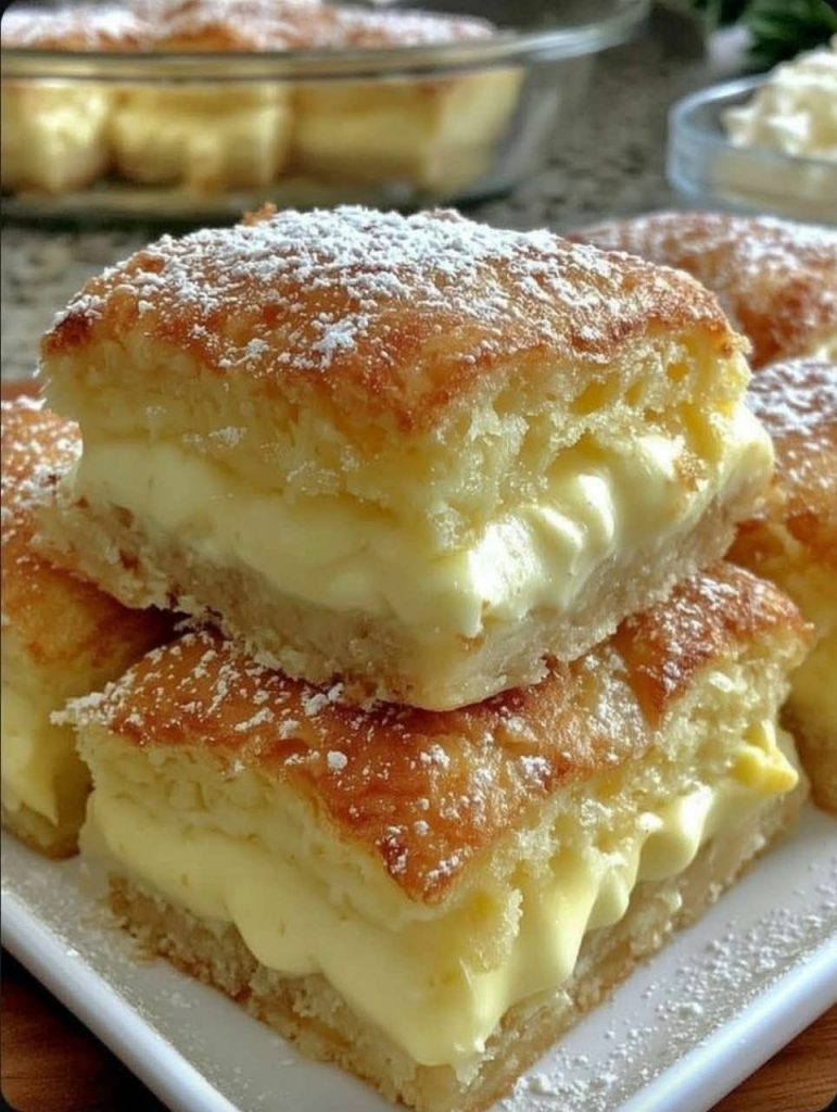 Cream Cheese Custard Bars: A Velvety Two-Layer Dream – Best Recipes