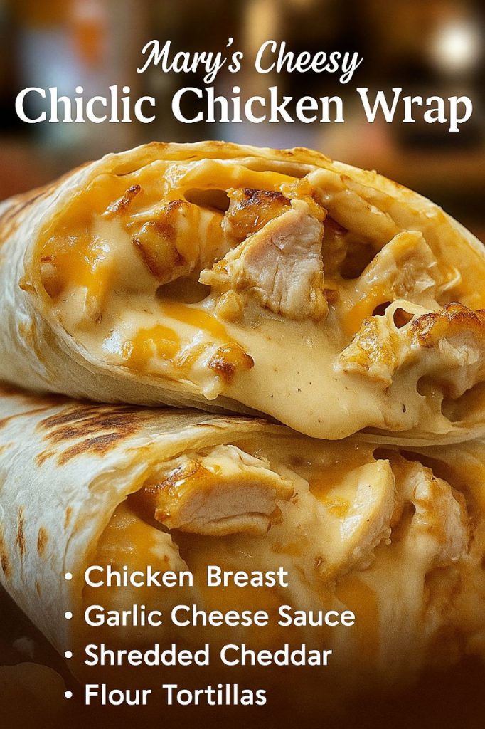 Cheesy Garlic Chicken Wraps – Best Recipes